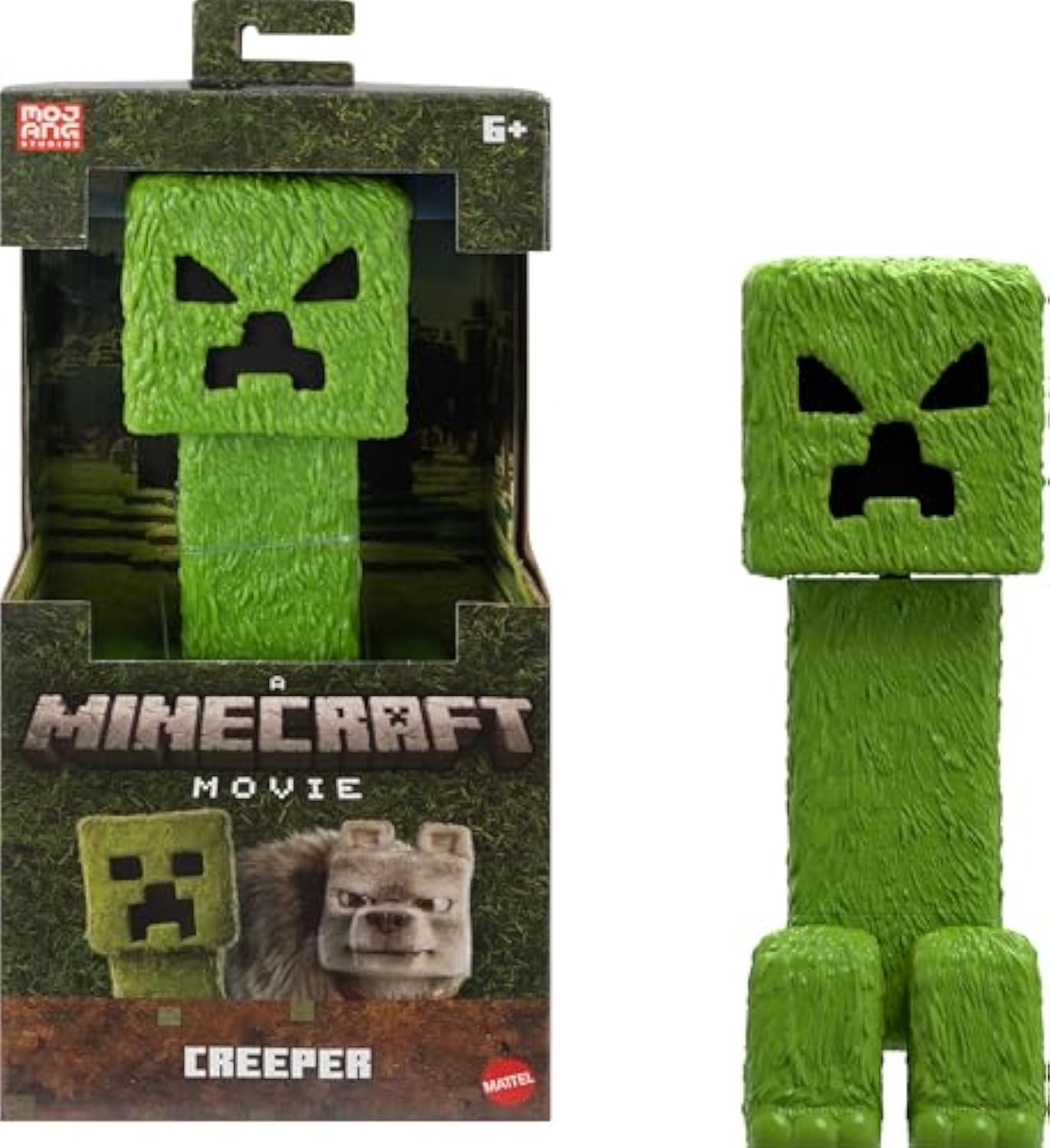 Mattel Minecraft 12 Inch Posable Creeper Action Figure Movie Inspired