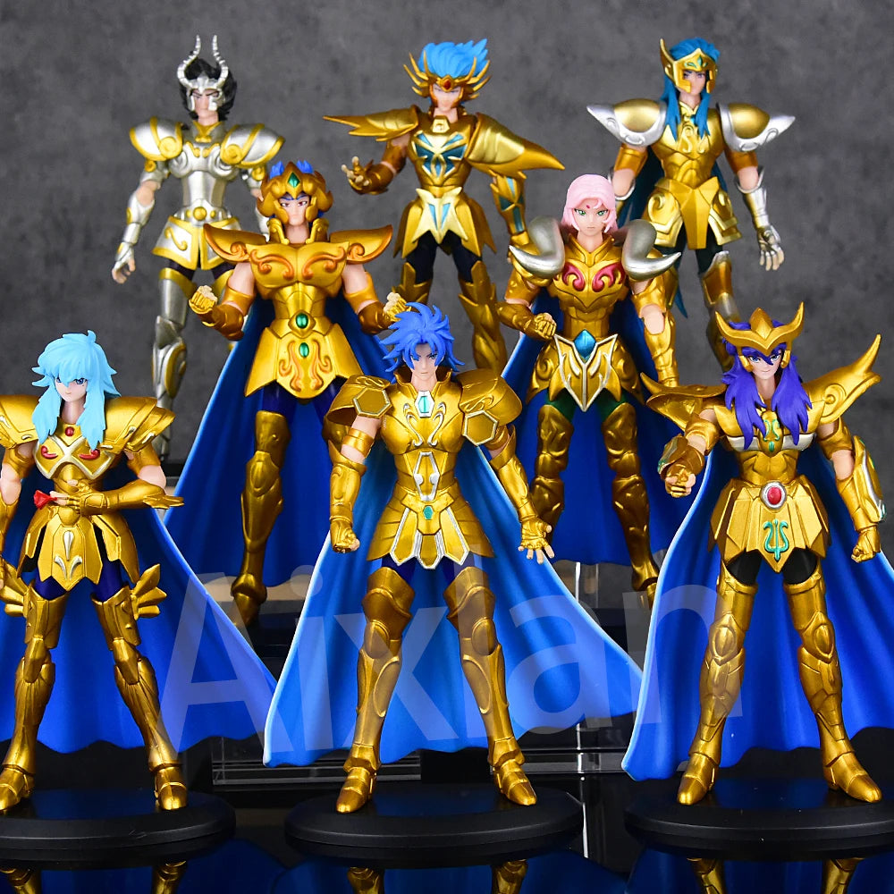 Aixlan Saint Seiya Action Figures – Phoenix Ikki, Hyoga, Seiya & Shiry